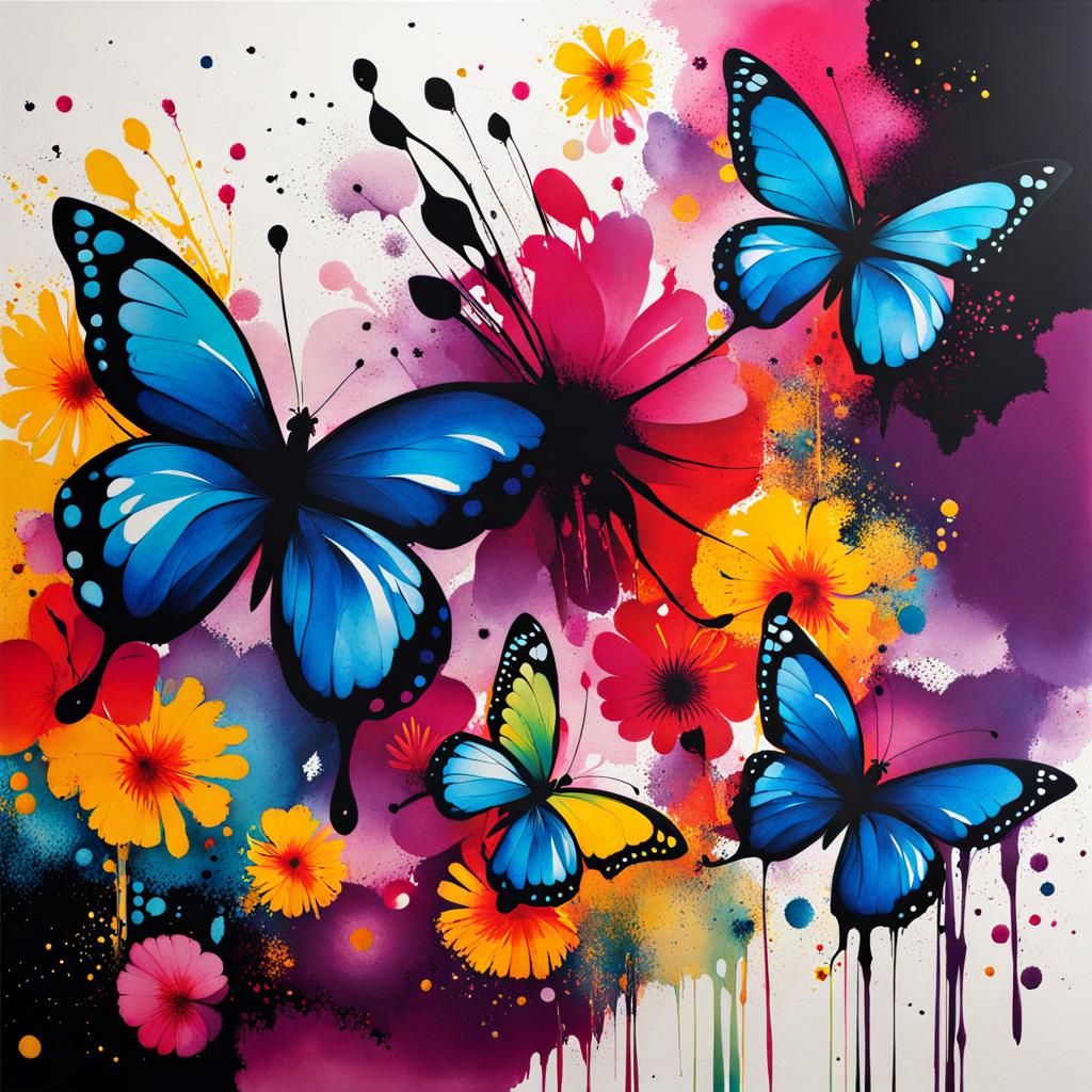 Flutter By - AI Generated Artwork - NightCafe Creator