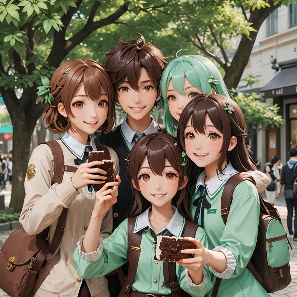 Choco Friends - AI Generated Artwork - NightCafe Creator