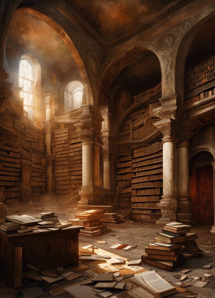 Library - AI Generated Artwork - NightCafe Creator