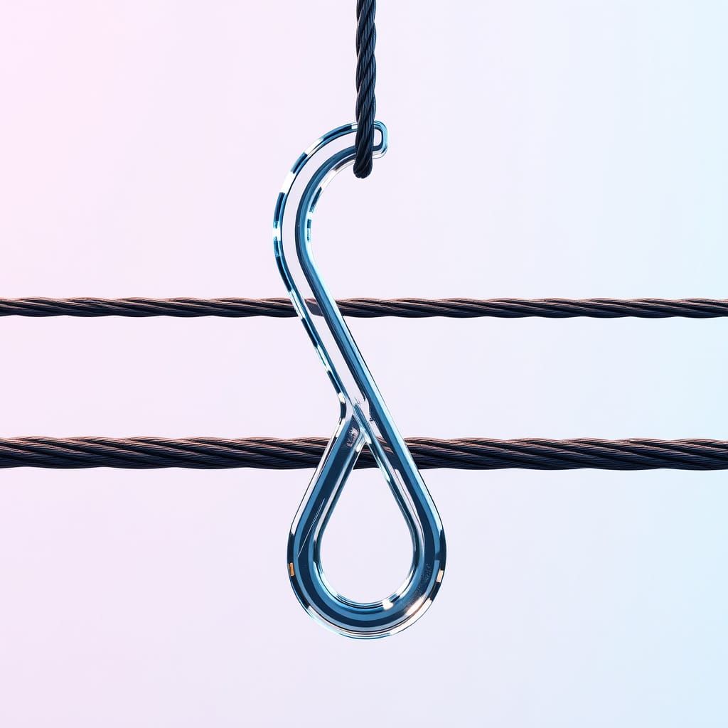 Floating Wires in Mid-Air Support a Crystal Clear ... - AI Art