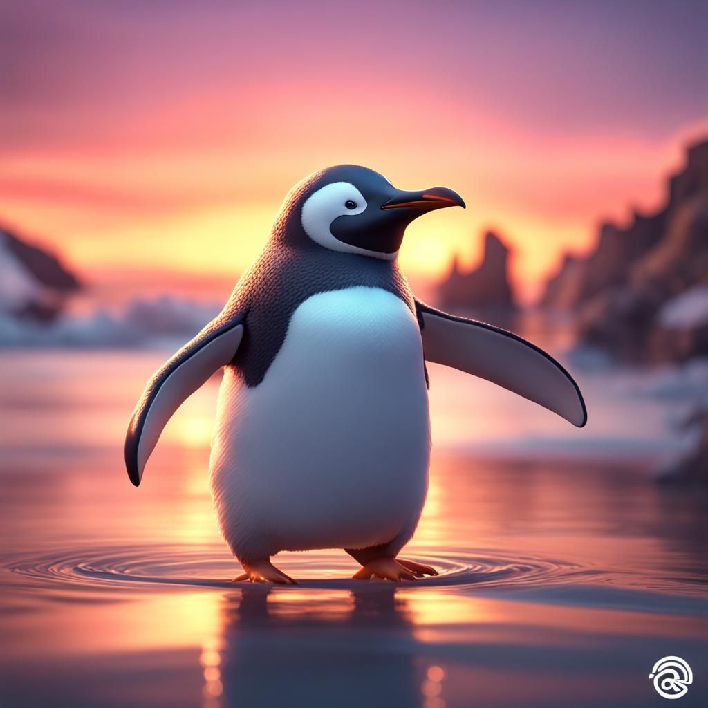 penguin - AI Generated Artwork - NightCafe Creator