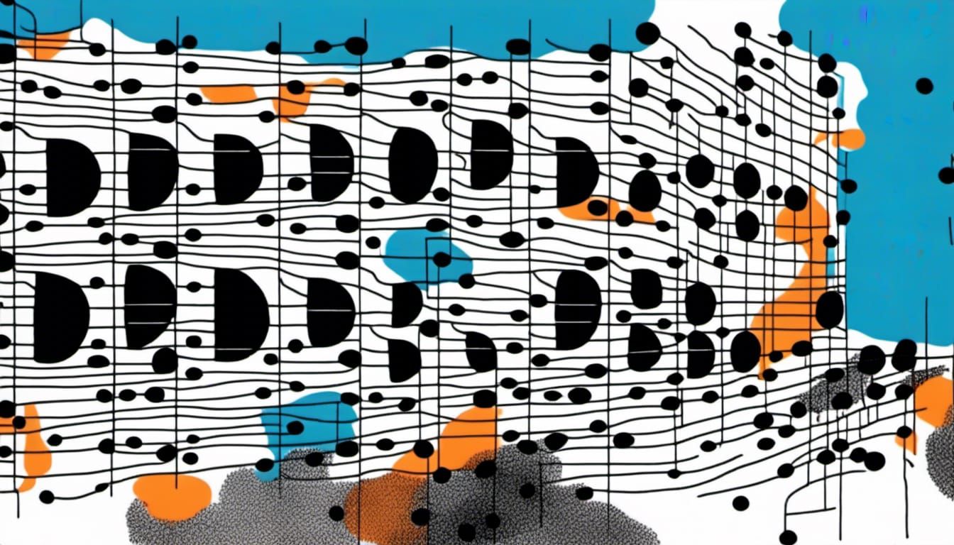 graphic music notation; graphic score, graphic notation, experimental ...