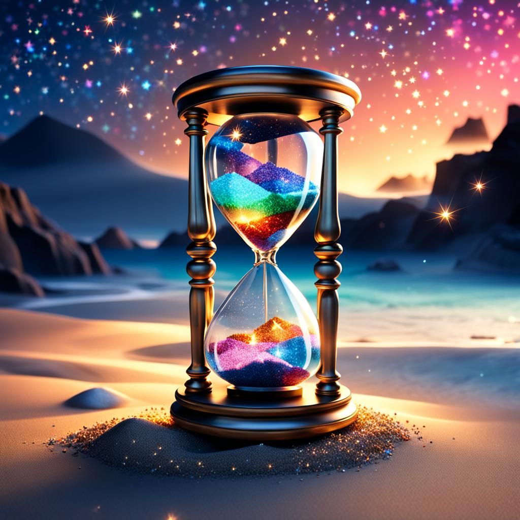 Sablier magique - AI Generated Artwork - NightCafe Creator
