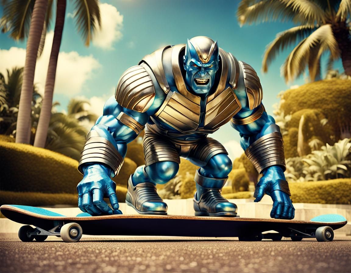 A Vacation for Colossus - AI Generated Artwork - NightCafe Creator