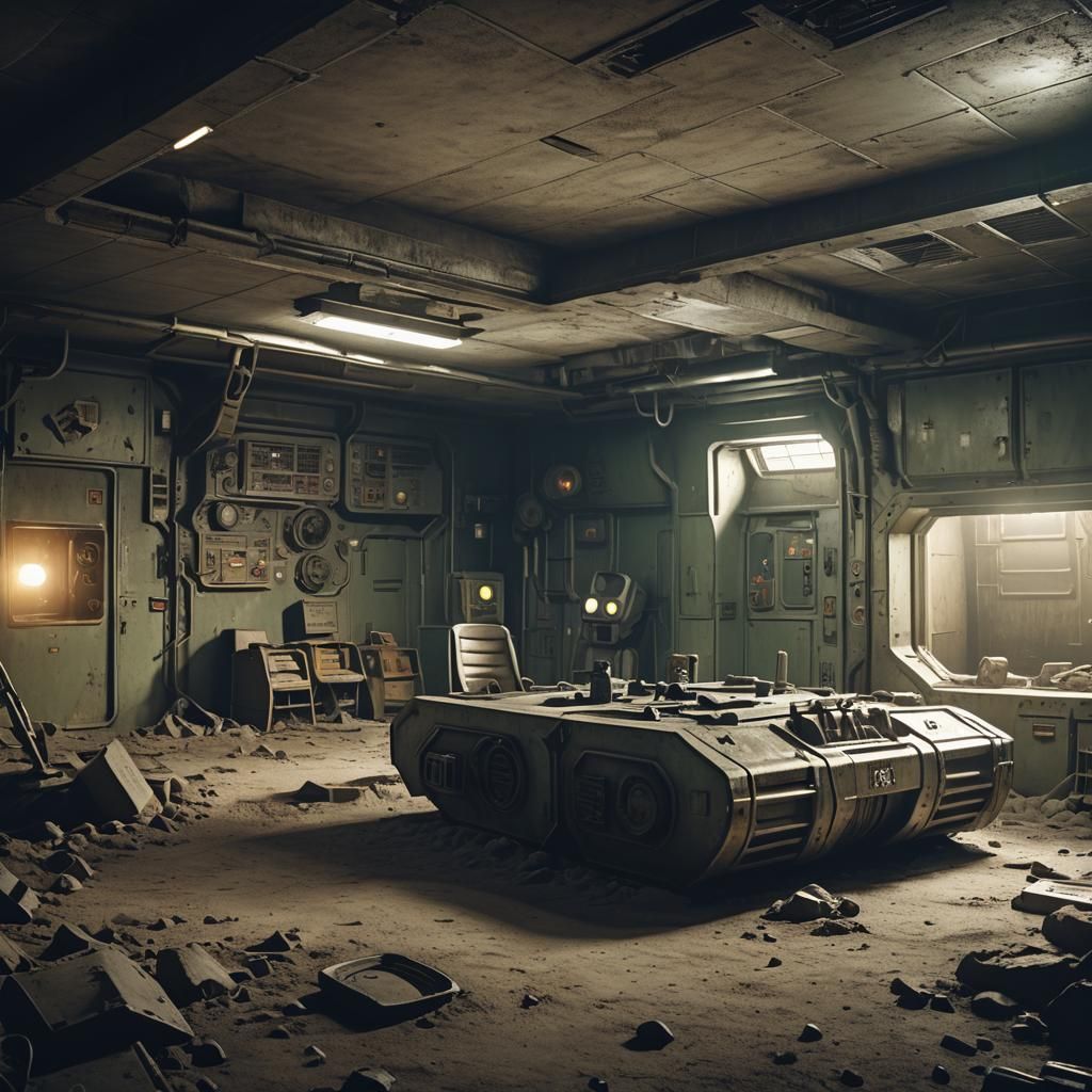 Fallout bunker - AI Generated Artwork - NightCafe Creator