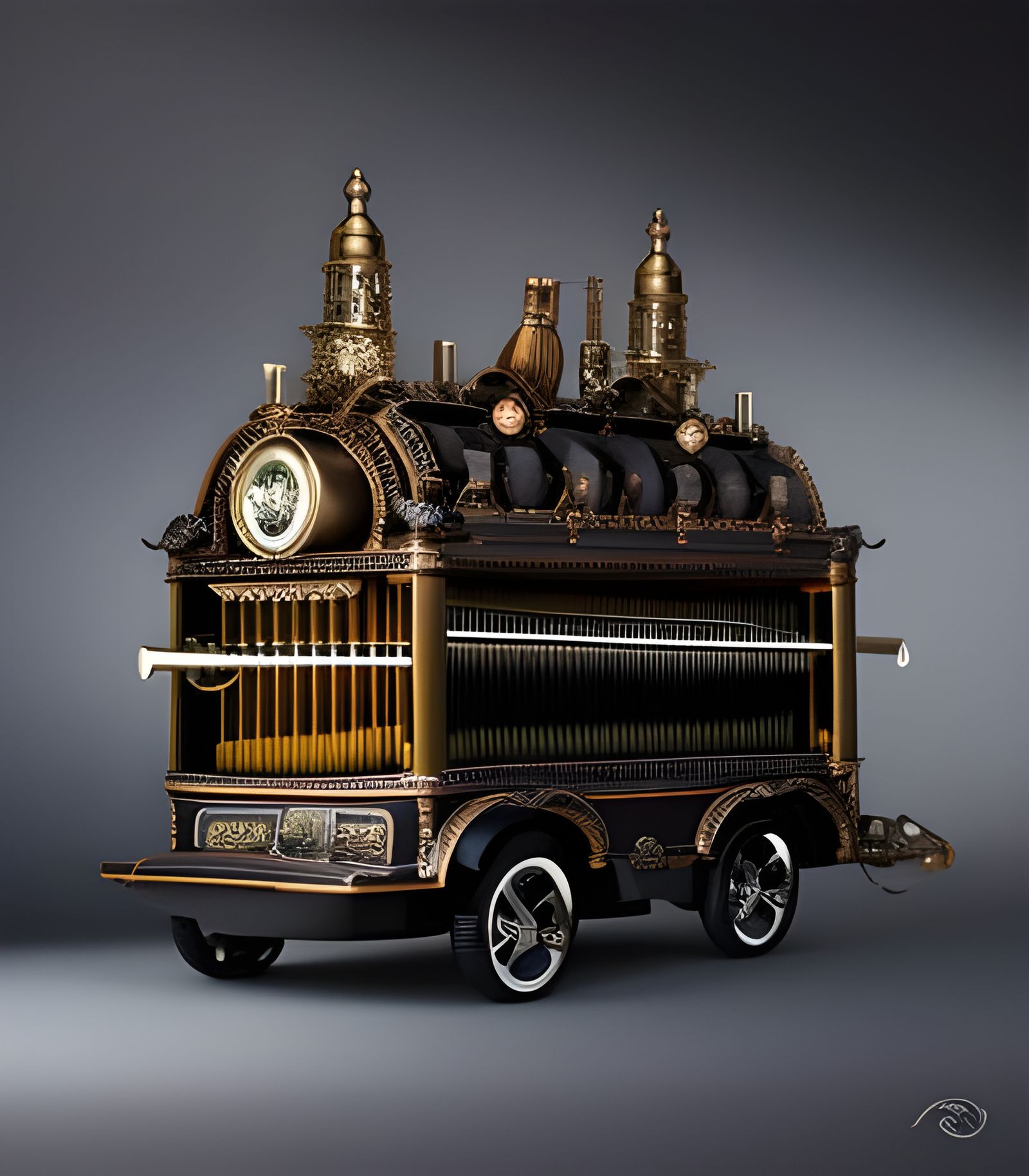 Calliope musical organ house on wheels - AI Generated Artwork ...