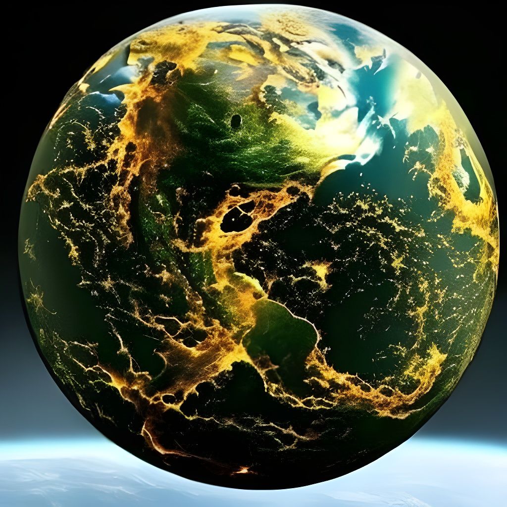 World on Fire - AI Generated Artwork - NightCafe Creator