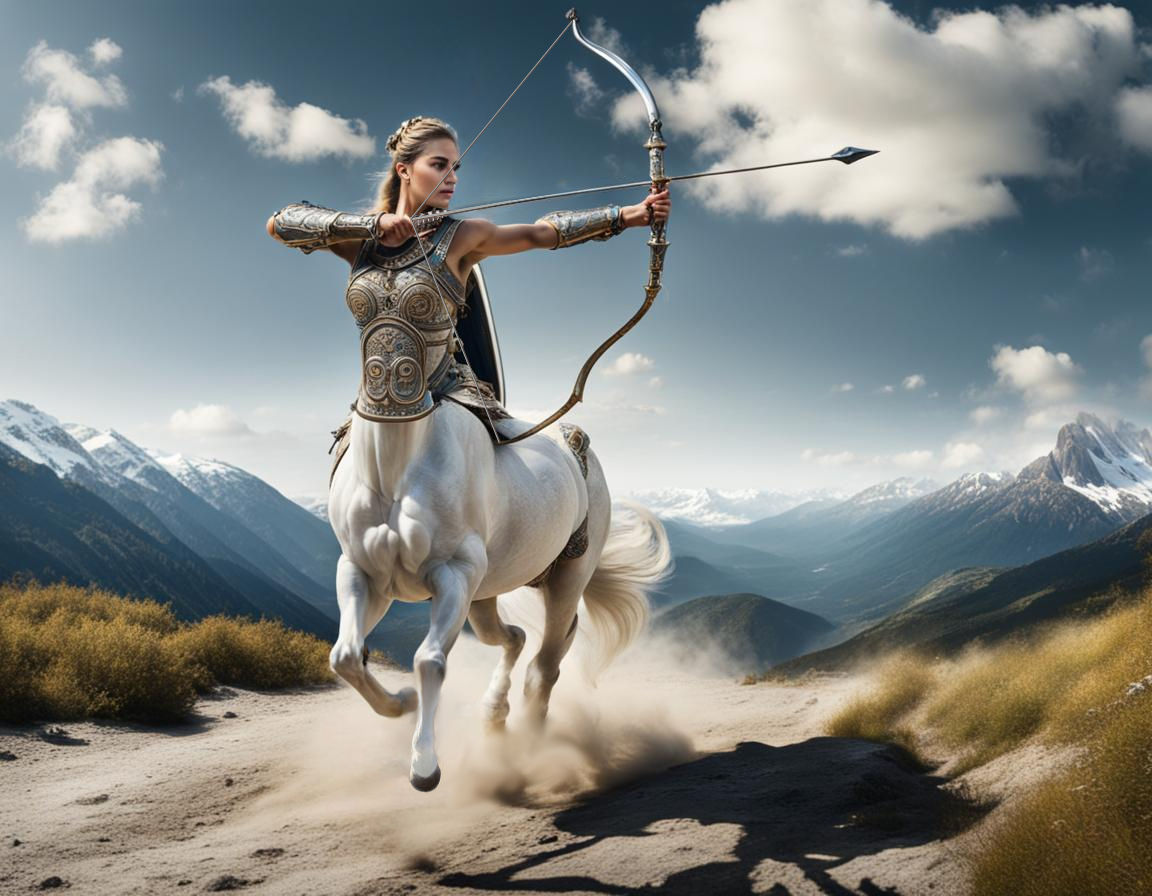 Alexia: Deadliest in her eminence of centaurs - AI Generated Artwork - NightCafe Creator