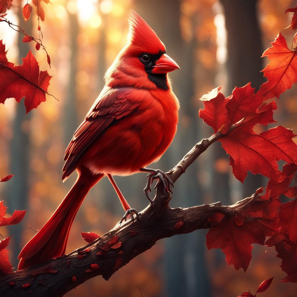 Cardinal - AI Generated Artwork - NightCafe Creator