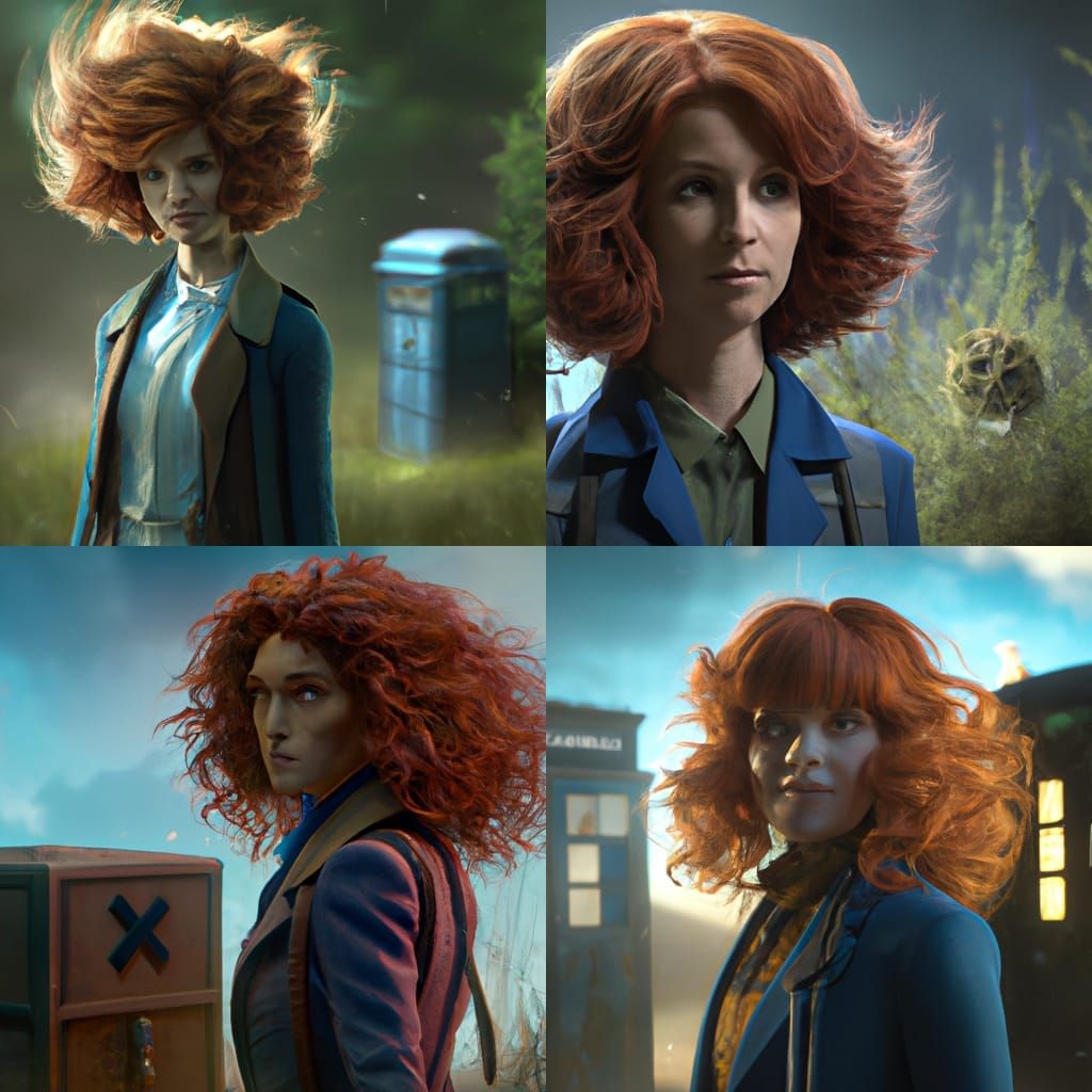 #drwho #doctorwho Mel Bush long frizzed red-haired companion to the ...