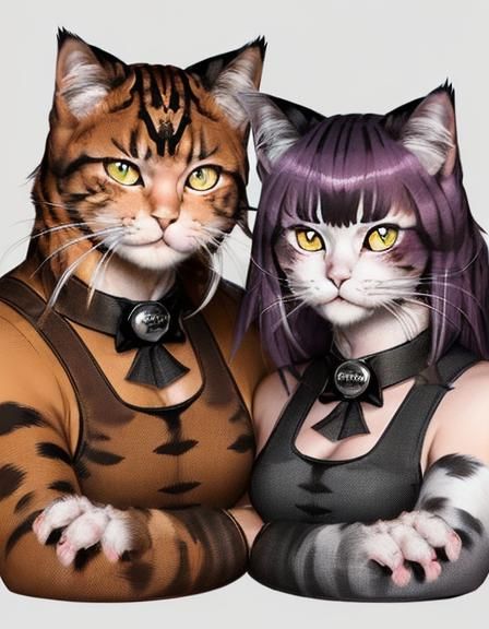 furry butch and fem - AI Generated Artwork - NightCafe Creator