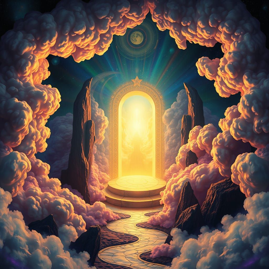 Unexplainable Paradox - Surreal Portal Scene Defies Physics...