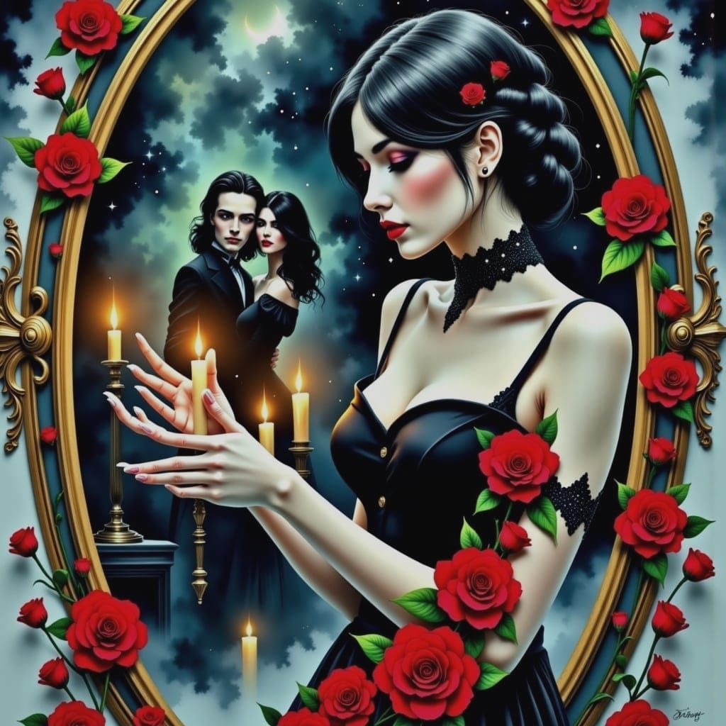 The mirror of truth - Dark Magic Ritual in Victorian Gothic...