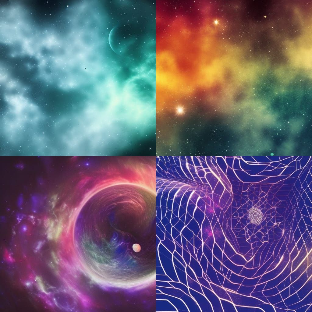 wallpaper-like, abstract, dreamlike, outerspace - AI Generated Artwork - NightCafe Creator