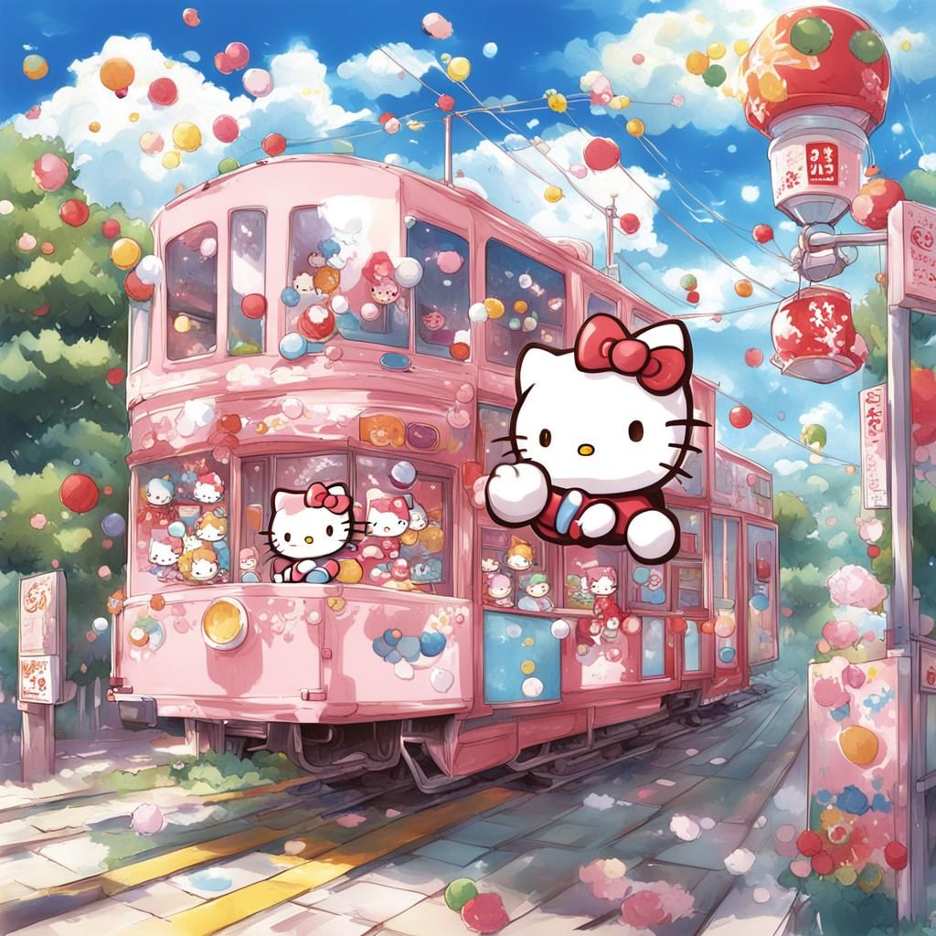 hello kitty - AI Generated Artwork - NightCafe Creator