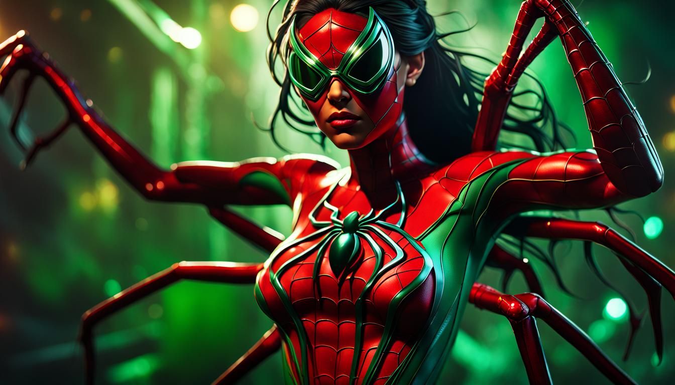 Spider woman - AI Generated Artwork - NightCafe Creator