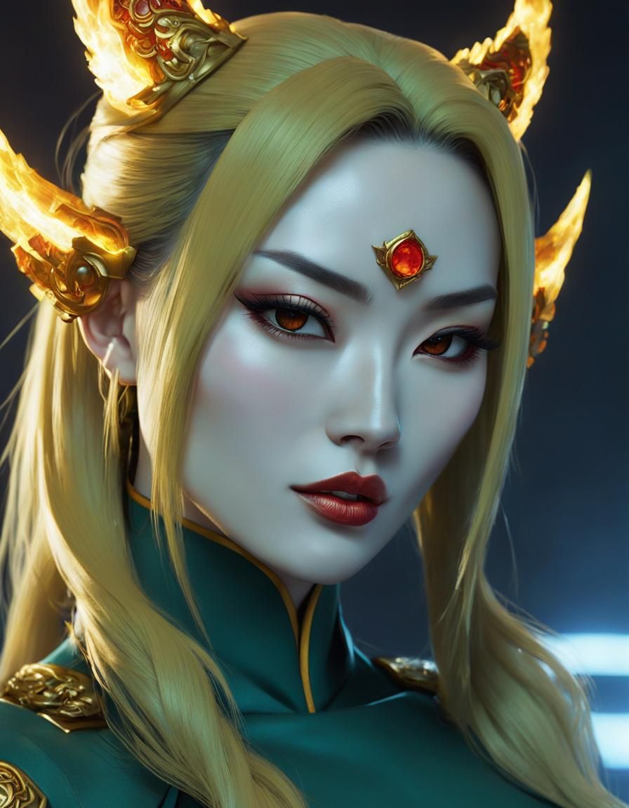 CG.031.DemonGirl - AI Generated Artwork - NightCafe Creator