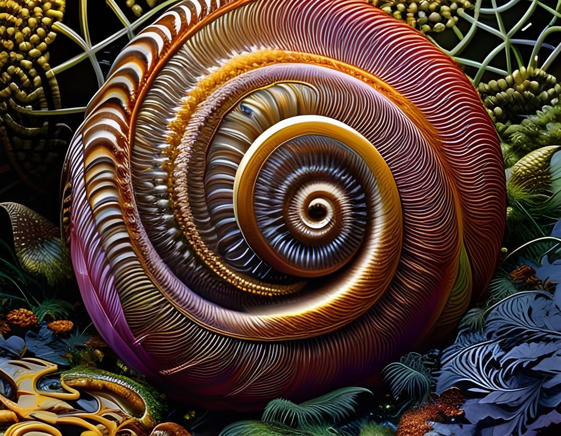 fantasy snail shell - AI Generated Artwork - NightCafe Creator
