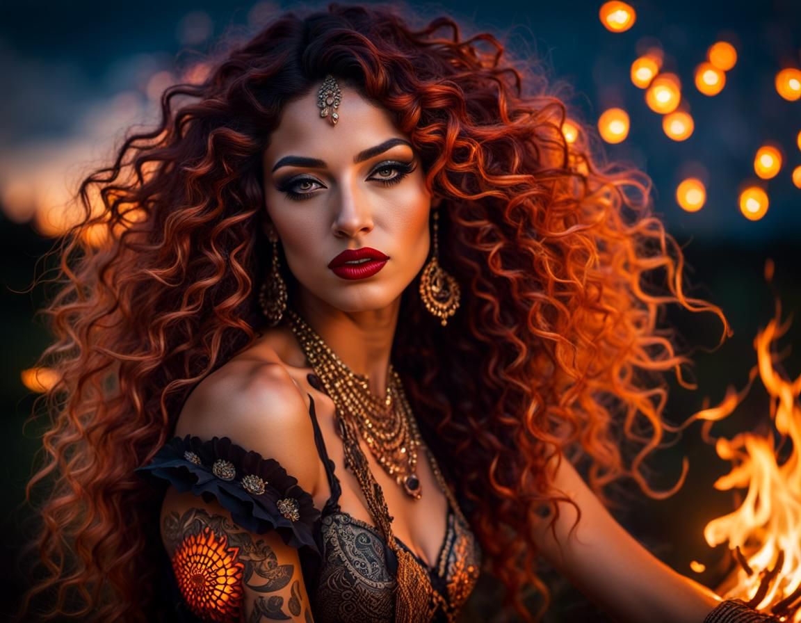 Gypsy Girl Ai Generated Artwork Nightcafe Creator