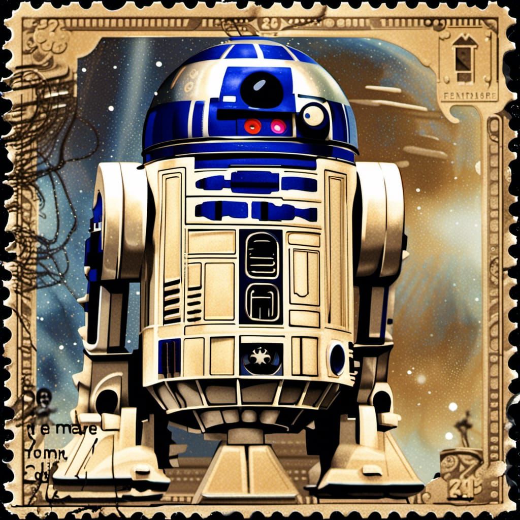Postage Stamp - AI Generated Artwork - NightCafe Creator