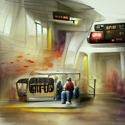 Get off the metro now concept art hyperrealism - AI Generated Artwork ...