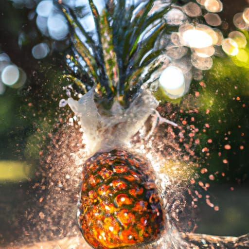 pineapple - Exploding Pineapple: Professional Photography wi...