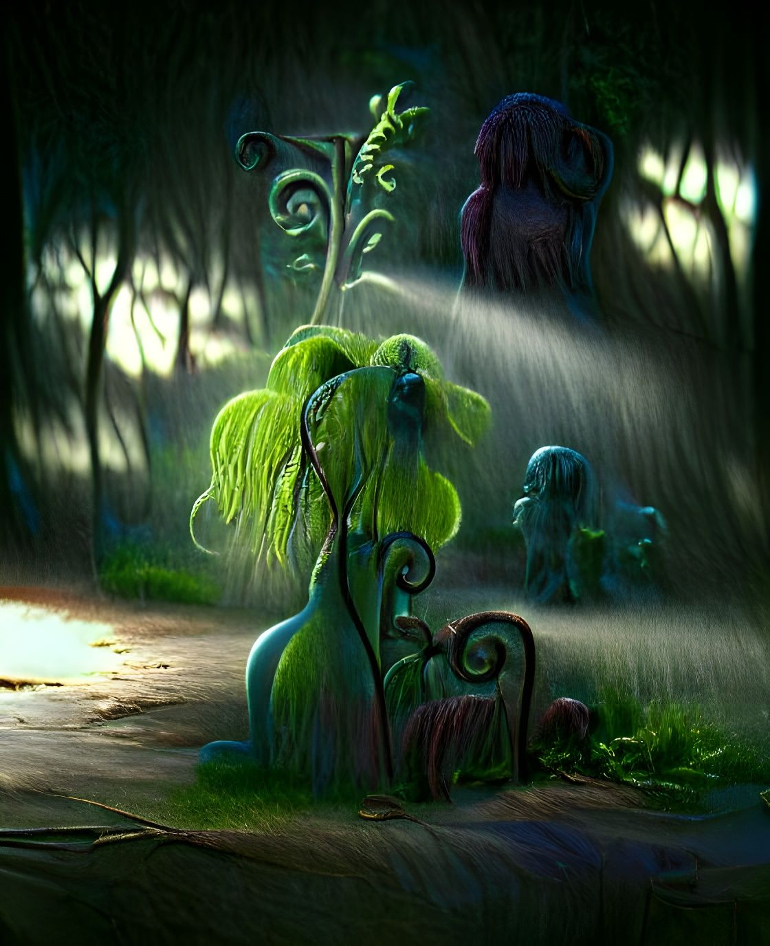 Cryptid Creepers XI - AI Generated Artwork - NightCafe Creator