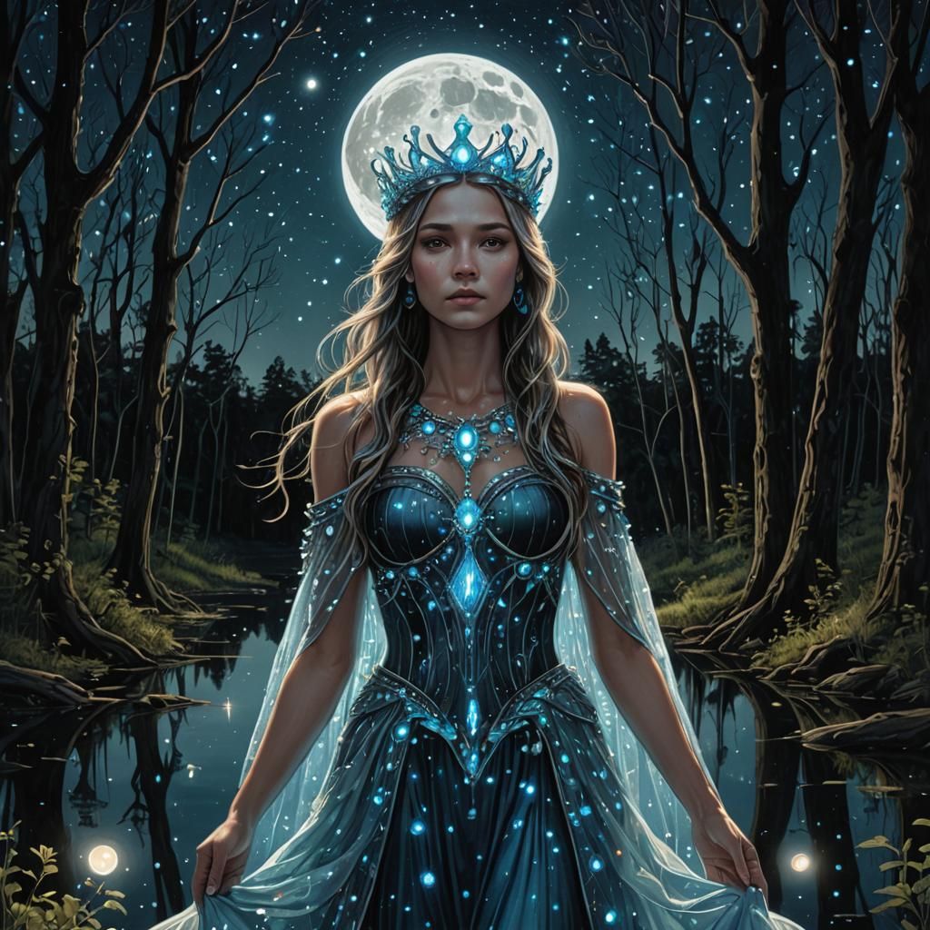 Night princess - AI Generated Artwork - NightCafe Creator