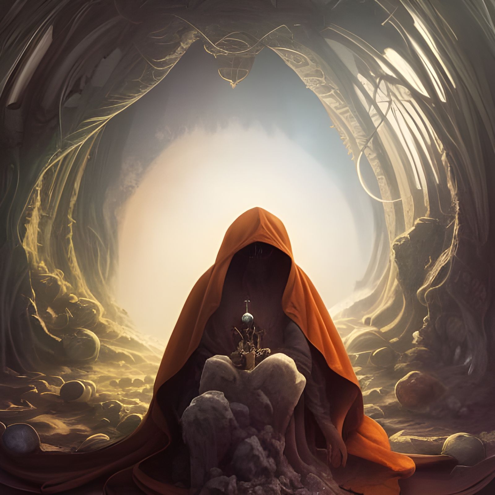 Consulting the oracle - AI Generated Artwork - NightCafe Creator