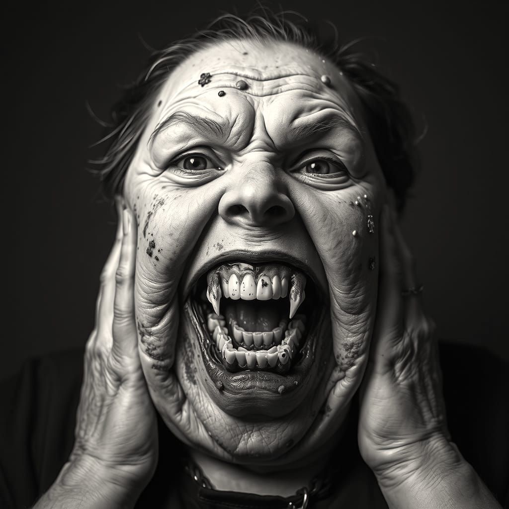 Call of Cthulhu RPG characters, the fat werewolf woman