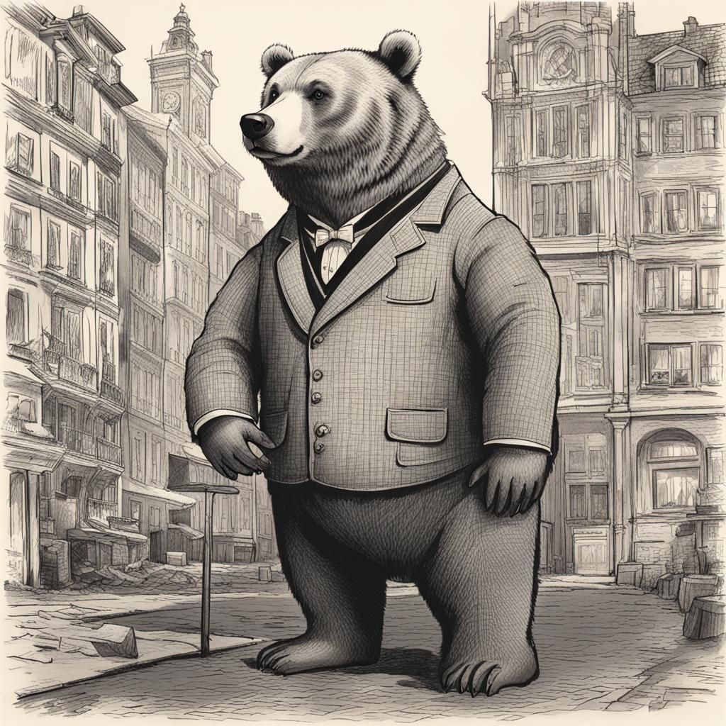 bear mayor - AI Generated Artwork - NightCafe Creator