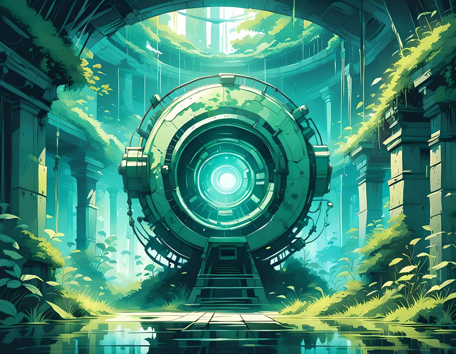 Ancient Machine - AI Generated Artwork - NightCafe Creator