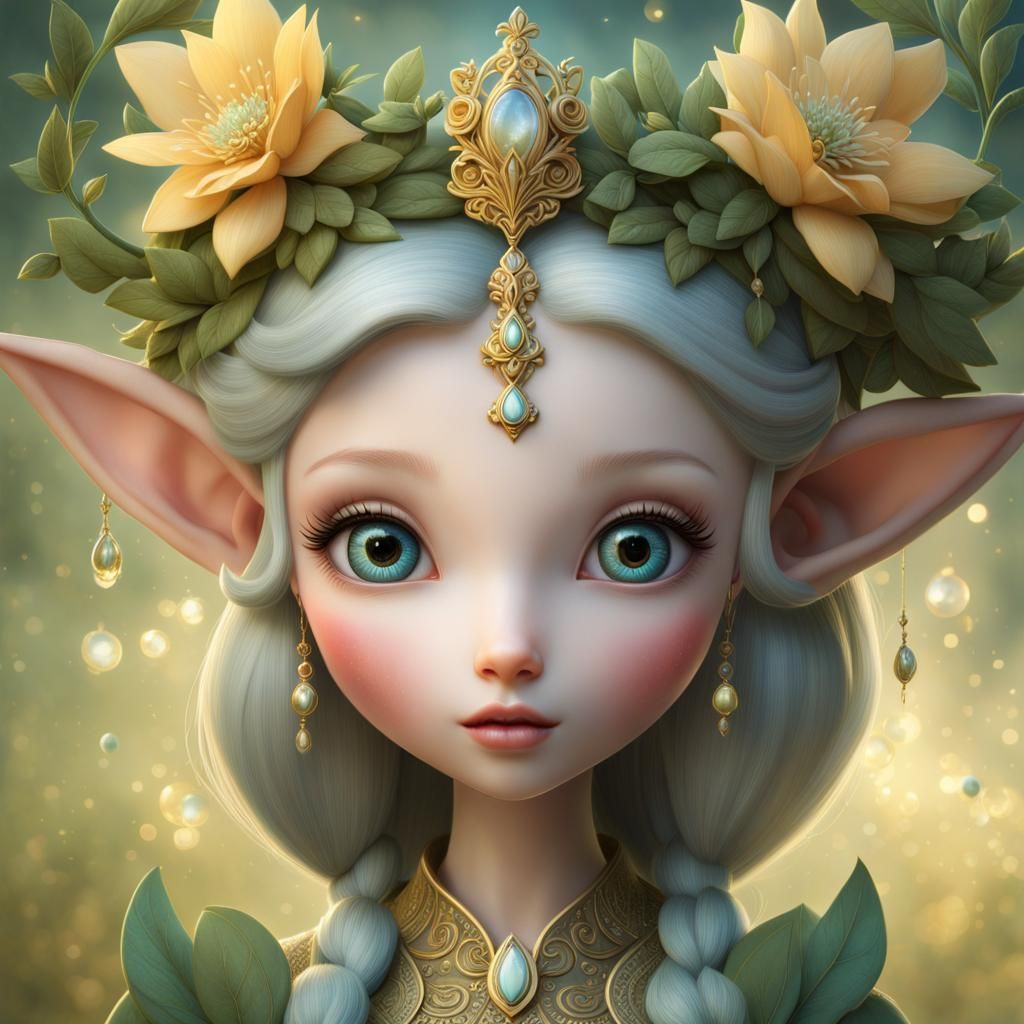 Elven Princess Silene - AI Generated Artwork - NightCafe Creator