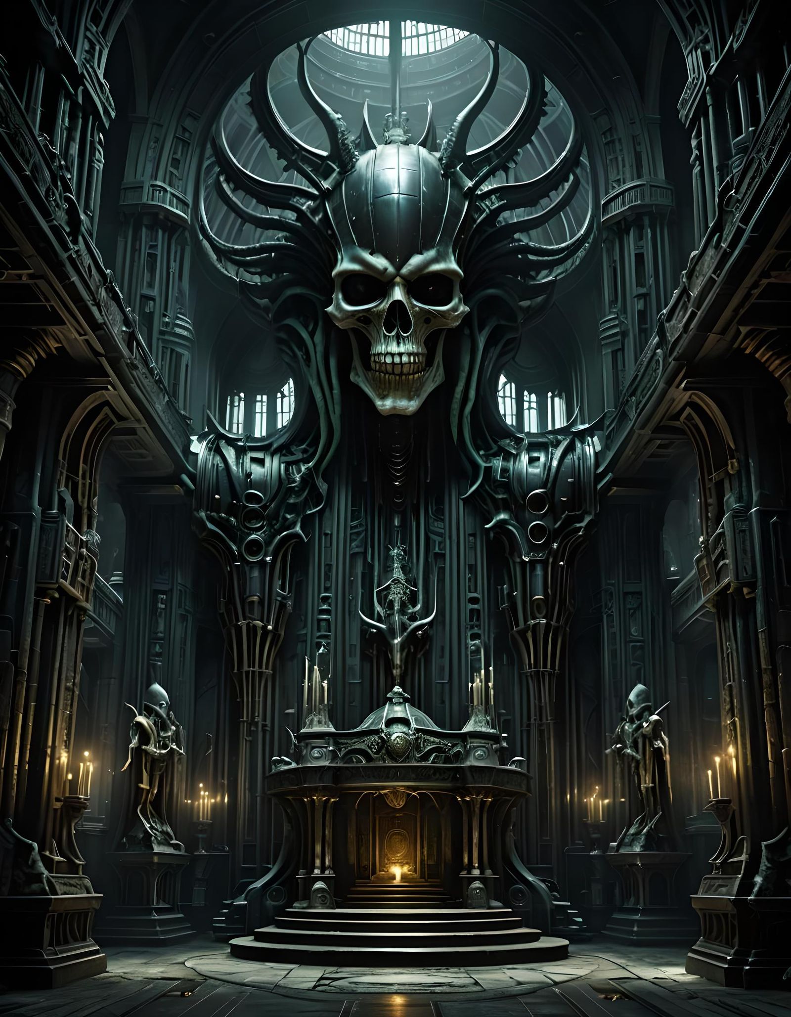 Temple of Necromancy - AI Generated Artwork - NightCafe Creator