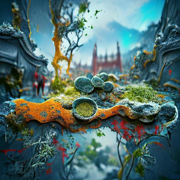 Fantasy lichen (founder back to stable chain) - AI Generated Artwork ...