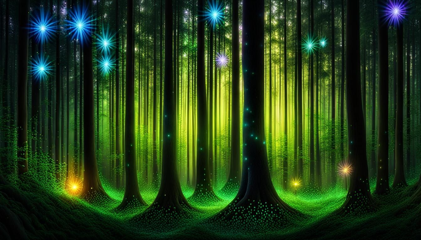 Magical Forest - AI Generated Artwork - NightCafe Creator