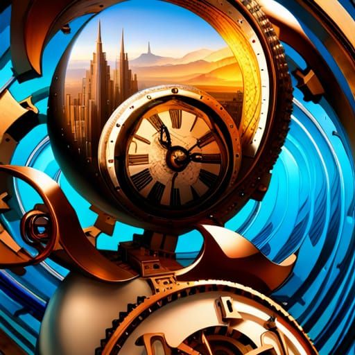 the time traveler - AI Generated Artwork - NightCafe Creator