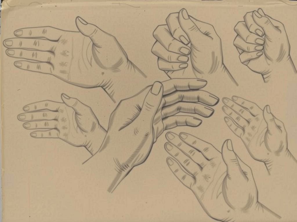 Vincent VG - hand poses - Vincent VG - hand poses
