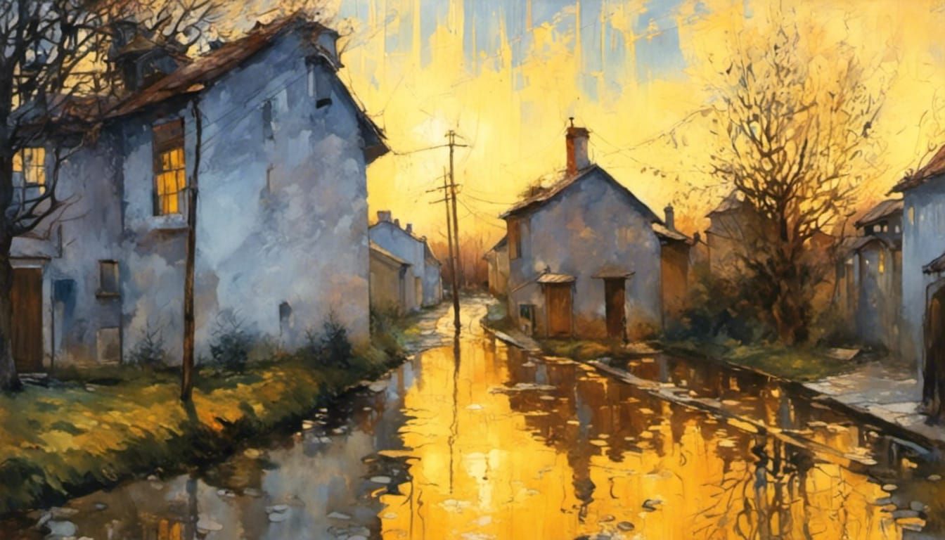 Shimmering Sunshine after the Rain - AI Generated Artwork - NightCafe ...