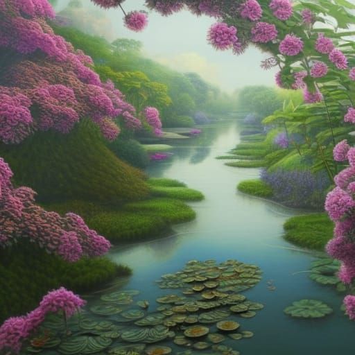 The Riverside - AI Generated Artwork - NightCafe Creator