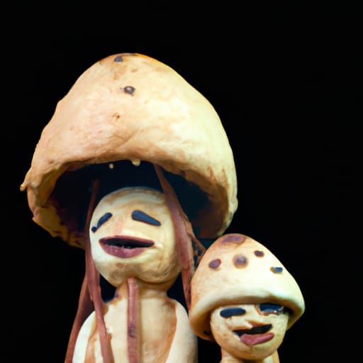 Human-Mushroom Hybrids - AI Generated Artwork - NightCafe Creator