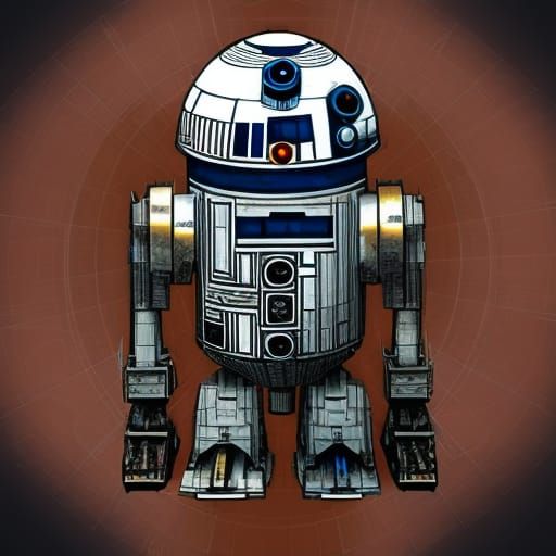 R2D2 - AI Generated Artwork - NightCafe Creator