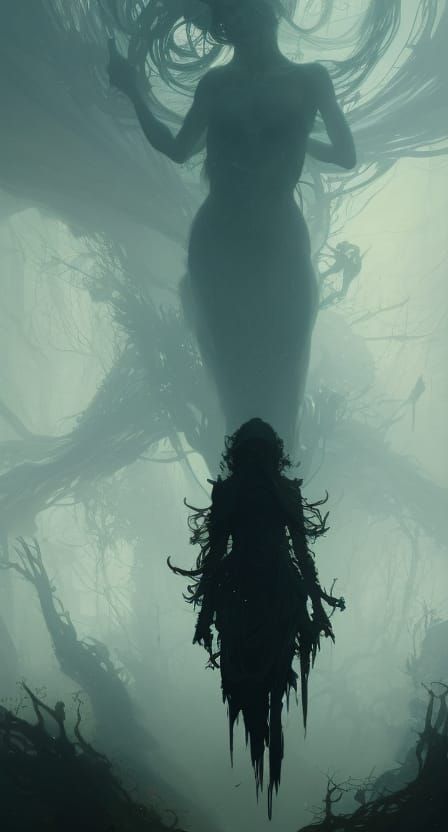 "Ghost whispers" - AI Generated Artwork - NightCafe Creator