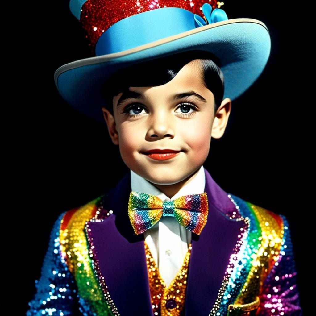 Colorful vintage rascal boy - AI Generated Artwork - NightCafe Creator
