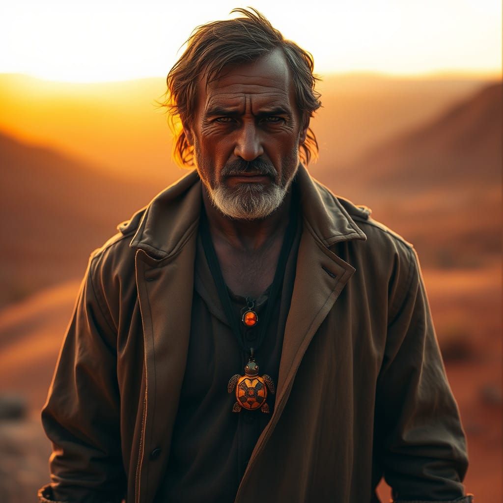 Heroic Man from Quailing Country in Oz - AI Art