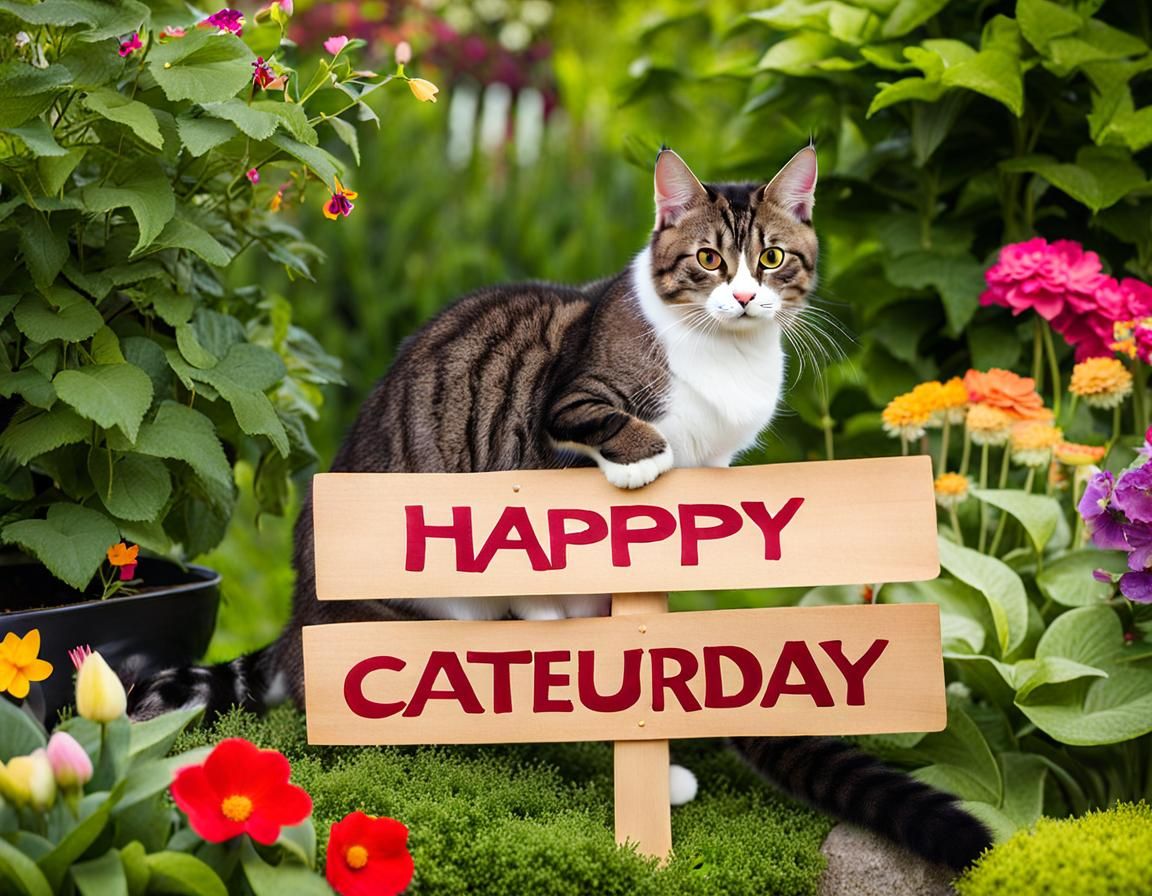 Happy Caturday 😺 - AI Generated Artwork - NightCafe Creator