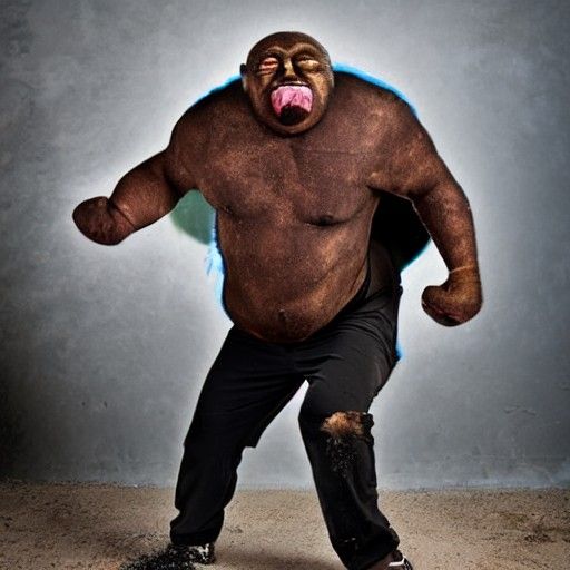 troll man dancing with 5 grams of gunpowder - AI Generated Artwork ...
