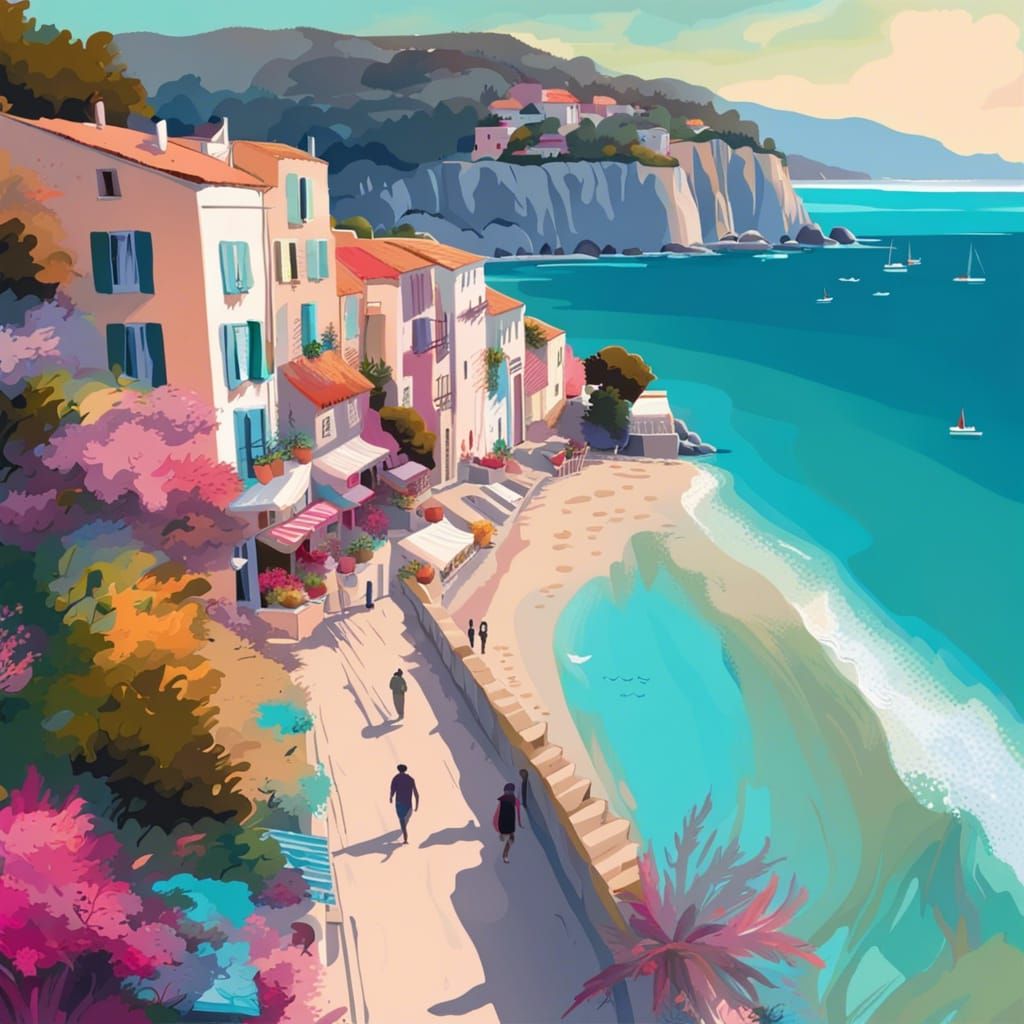 Nice from France angels bay 8k beautiful colors fine details beautiful ...