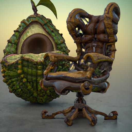 Avocado Chair - AI Generated Artwork - NightCafe Creator