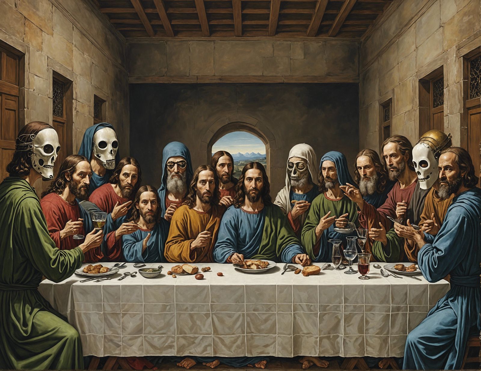 "The Last Supper" - AI Generated Artwork - NightCafe Creator
